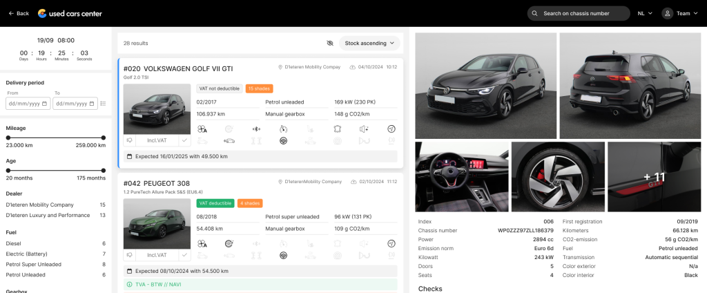 Used Cars Center - The most advanced car auction system