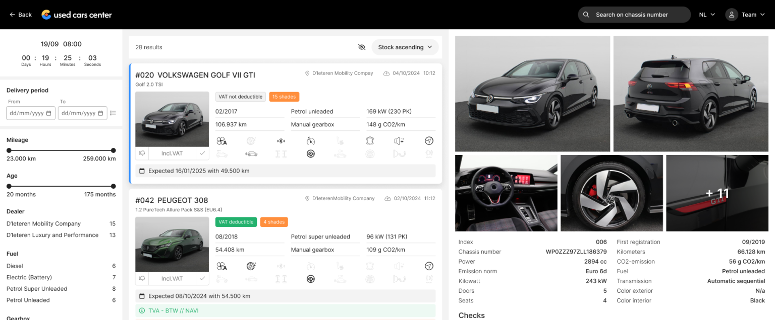 Used Cars Center - The most advanced car auction system